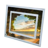 China Custom Mirror Frames Sublimation Mirror Glass Photo Frame for sale
