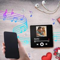 China DIY Custom Music Fridge Magnet Blank Sublimation Photo Music Fridge Magnet With Bluetooth Music Player for sale