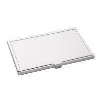 China Blank Custom Sublimation Stainless Steel Business Card Holder Diy Photo Printing Metal Business Card Holder for sale