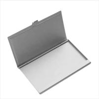 China Blank Custom Sublimation Stainless Steel Business Card Holder Diy Photo Printing Metal Business Card Holder for sale