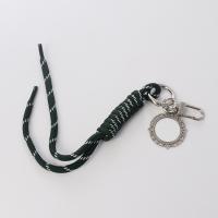 China Blank Sublimation Braided Keychain Rope Multi Color Woven Rope Keychains Custom Photo Charm Sturdy Cute 2 In 1 Keychain Bag Decor for sale