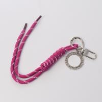 China Blank Sublimation Braided Keychain Rope Multi Color Woven Rope Keychains Custom Photo Charm Sturdy Cute 2 In 1 Keychain Bag Decor for sale