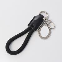 China Blank Sublimation Braided Keychain Rope Multi Color Woven Rope Keychains Custom Photo Charm Sturdy Cute 2 In 1 Keychain Bag Decor for sale