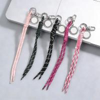 China Blank Sublimation Braided Keychain Rope Multi Color Woven Rope Keychains Custom Photo Charm Sturdy Cute 2 In 1 Keychain Bag Decor for sale