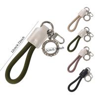 China Blank Sublimation Braided Keychain Rope Multi Color Woven Rope Keychains Custom Photo Charm Sturdy Cute 2 In 1 Keychain Bag Decor for sale