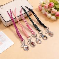 China Blank Sublimation Braided Keychain Rope Multi Color Woven Rope Keychains Custom Photo Charm Sturdy Cute 2 In 1 Keychain Bag Decor for sale