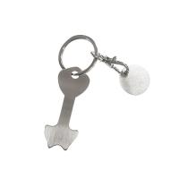China Sublimation Laser Stainless Steel Shopping Trolley Coin Keychain Custom Printed Tokens for sale