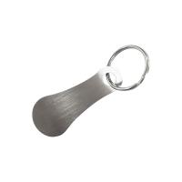 China Sublimation Laser Stainless Steel Shopping Trolley Coin Keychain Custom Printed Tokens for sale