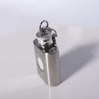 China Blank 1oz Stainless Steel Sublimation Small Wine Pot Keychain Portable Sublimation Hip Flask Decorative Wine Bottles for sale