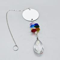 China Sublimation Crystal Pendant Photo Frame Christmas Home Decor DIY Customized Gift for sale
