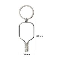 China Sublimation Blanks Sports Keychain For Table Tennis Bat Football Promotional Gifts Soccer Keychain Personalized for sale