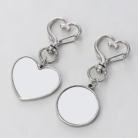 China Custom Valentines Gifts Heart Shape Sublimation Keychain Promotional Key Chains for sale