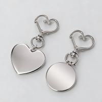 China Custom Valentines Gifts Heart Shape Sublimation Keychain Promotional Key Chains for sale
