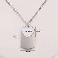 China Sublimation Lover Locket Jewelry Pendant Necklace Blanks for sale