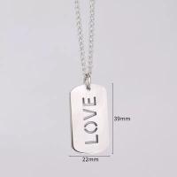 China Sublimation Lover Locket Jewelry Pendant Necklace Blanks for sale