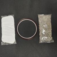 China Sublimation Metal Crafts Dog Tags Necklace ID Tags Set Complete With Ball Chains for sale