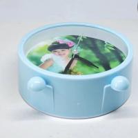 China Promotional Modern Plastic Blank Sublimation Alarm Clock 6 Colors for sale