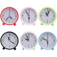 China Promotional Modern Plastic Blank Sublimation Alarm Clock 6 Colors for sale