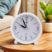 China Promotional Modern Plastic Blank Sublimation Alarm Clock 6 Colors for sale