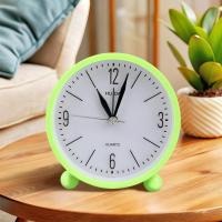 China Promotional Modern Plastic Blank Sublimation Alarm Clock 6 Colors for sale