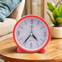 China Promotional Modern Plastic Blank Sublimation Alarm Clock 6 Colors for sale