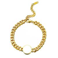 China Stainless Steel Sublimation charm Bracelet Blanks Custom DIY Fashion Silver Gold Bracelets Idea For Small Gifts Daily Wear for sale