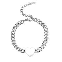 China Stainless Steel Sublimation charm Bracelet Blanks Custom DIY Fashion Silver Gold Bracelets Idea For Small Gifts Daily Wear for sale