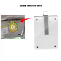 China Sublimation Blanks Magnetic Acrylic Car Sun Visor Photo Clip For Souvenir Gifts for sale