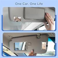 China Sublimation Blanks Magnetic Acrylic Car Sun Visor Photo Clip For Souvenir Gifts for sale