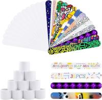 China Promotional Printable Wrist Band Sublimation Slap Bracelet Personalized Slap Bracelets for sale