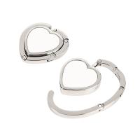 China Heart Shape Sublimation Blank Bag Hook Custom Bag Hanger for sale