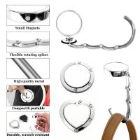 China Heart Shape Sublimation Blank Bag Hook Custom Bag Hanger for sale