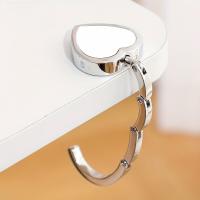 China Heart Shape Sublimation Blank Bag Hook Custom Bag Hanger for sale