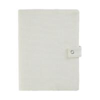 China Custom Book Protective Cover A5 Linen Sublimation Notebook Book Cover Blank for sale