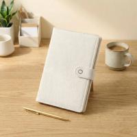 China Custom Book Protective Cover A5 Linen Sublimation Notebook Book Cover Blank for sale