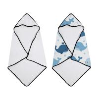 China Custom 30x30 Inch blank Baby Toddler Hooded Towel Super Soft 100% Polyester Plush Sublimation Blanket For Children Reusable for sale