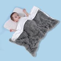China Eco-Friendly Baby Blanket For Sublimation 100% Polyester Double Layer Sherpa Plush Sublimation Throw for sale
