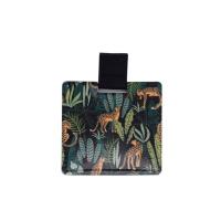 China Creative Sublimation Blank PU Case Stainless Steel Mirror Sublimation Pocket Makeup Mirror for sale