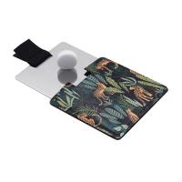 China Creative Sublimation Blank PU Case Stainless Steel Mirror Sublimation Pocket Makeup Mirror for sale