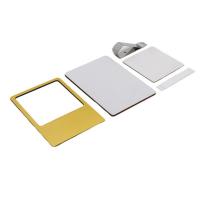 China DIY Printable Sublimation Wooden Car Sun Visor Decoration With Blank Cardstock Custom Photo Clip Light-Blocking Board for sale