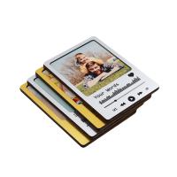 China DIY Printable Sublimation Wooden Car Sun Visor Decoration With Blank Cardstock Custom Photo Clip Light-Blocking Board for sale