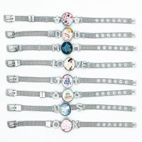 China Heart Shape Stainless Steel Sublimation Charm Bracelet Blanks Cuff Bracelet for sale