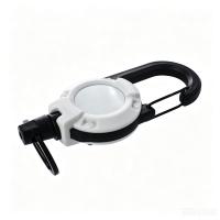 China Outdoor Retractable Keychain Sublimation Blank Retractable Badge Reel Holder For Outdoor Climbing for sale