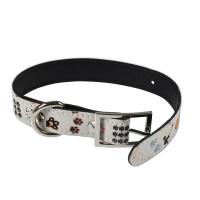 China Customized Pet Collection PU Adjustable Sublimation Dog Collar Blanks for sale