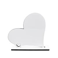 China Eco-Friendly Heart-Shaped Mdf Sublimation Photo Frame For Lover Personalized Photo Frames For Valentine'S Day for sale