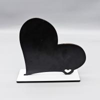 China Eco-Friendly Heart-Shaped Mdf Sublimation Photo Frame For Lover Personalized Photo Frames For Valentine'S Day for sale