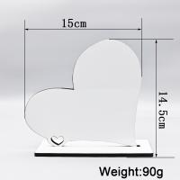 China Eco-Friendly Heart-Shaped Mdf Sublimation Photo Frame For Lover Personalized Photo Frames For Valentine'S Day for sale