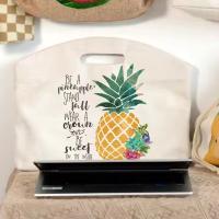 China Custom Laptop Sleeve Eco-Friendly Foldable Sublimation Linen Laptop Bag For Official Documents And Computer Accessories for sale