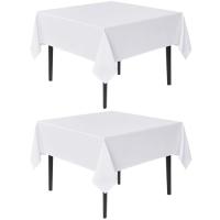 China Custom Polyester Table Cloth Blanks Sublimation White Polyester Tablecloth For Wedding Birthday Themed Party Decoration for sale