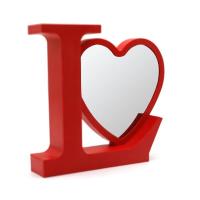 China Blank Sublimation Love Magic Mirror Photo Frame For Valentine'S Day Gift for sale